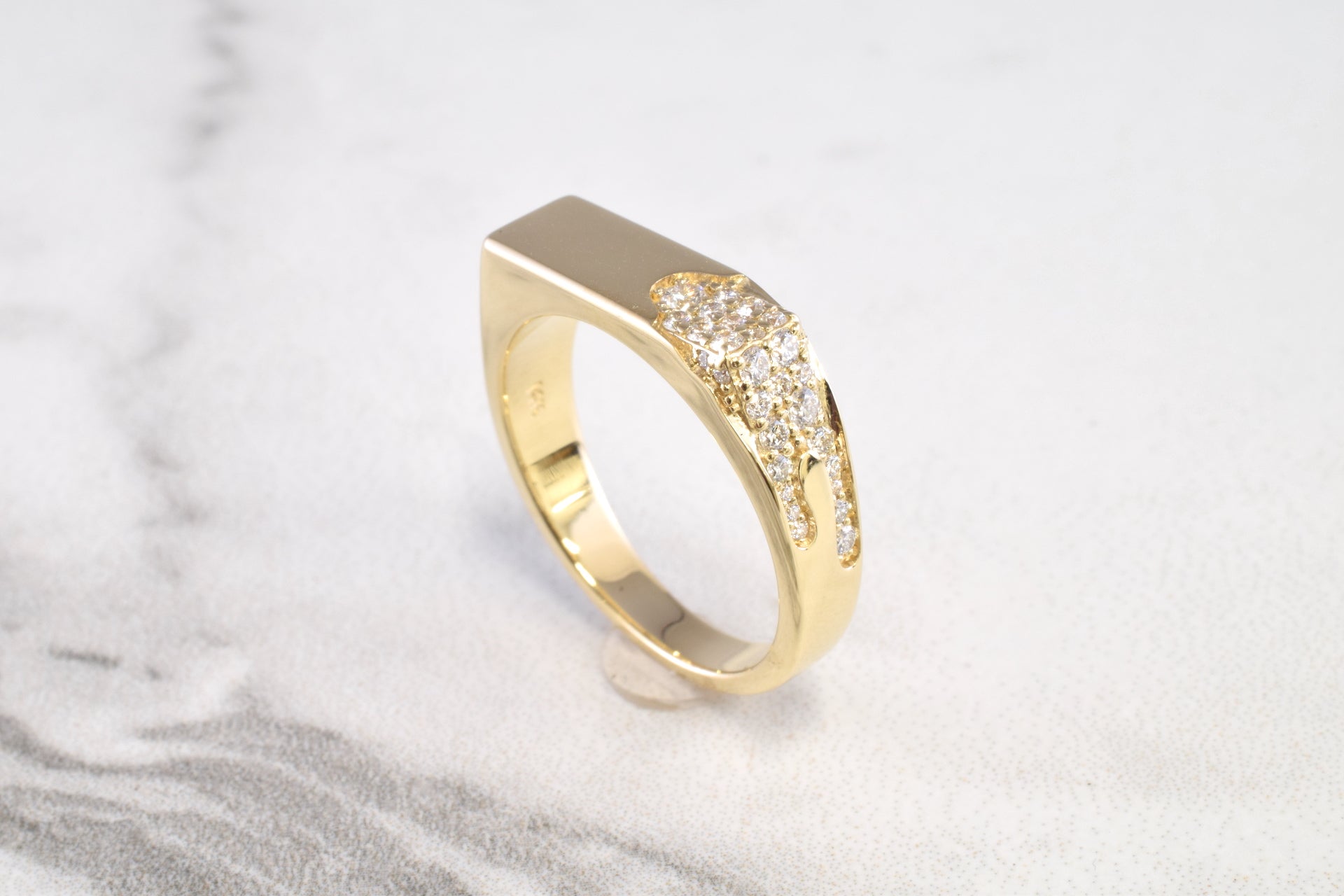 Diamond Drip Ring V.2 – AlxndrJewelry